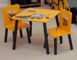 Kidsaw JCB Table and 2 Chairs | Children's Bed Shop