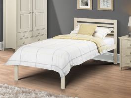 Julian Bowen Slocum Bed in Stone White | Free Delivery