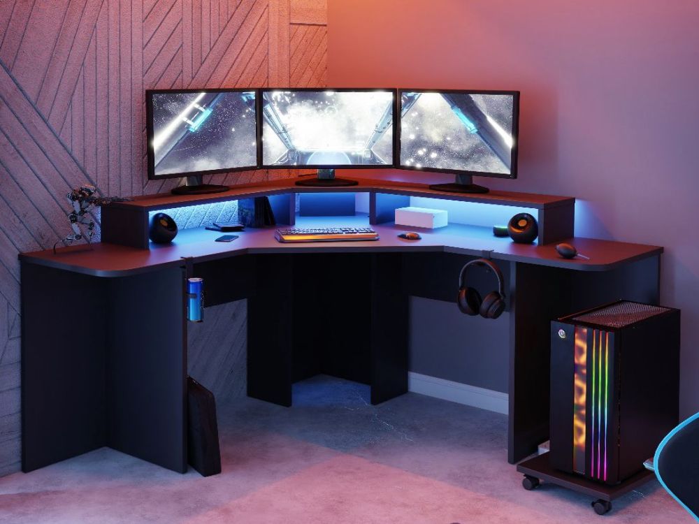A desk for gaming store